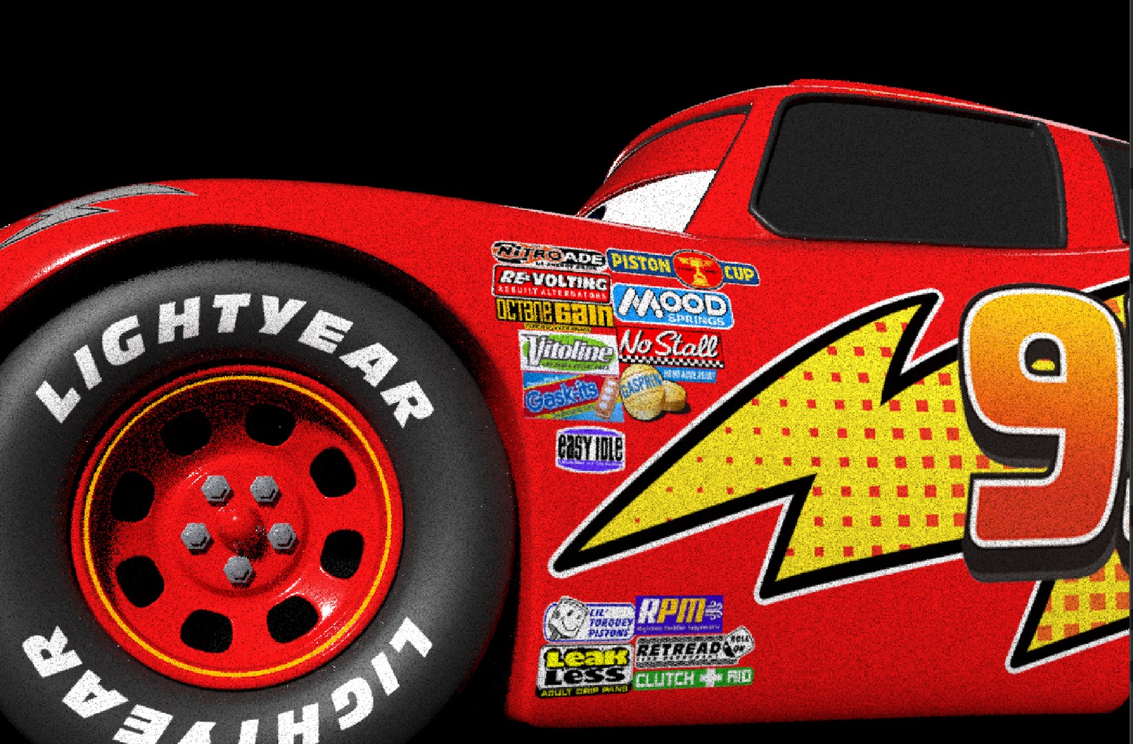 Lightning McQueen 3D Model - TurboSquid 1933282