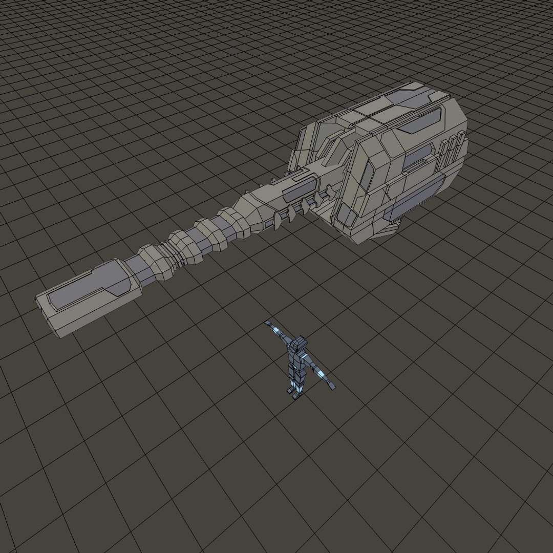 3d Energy Cannon