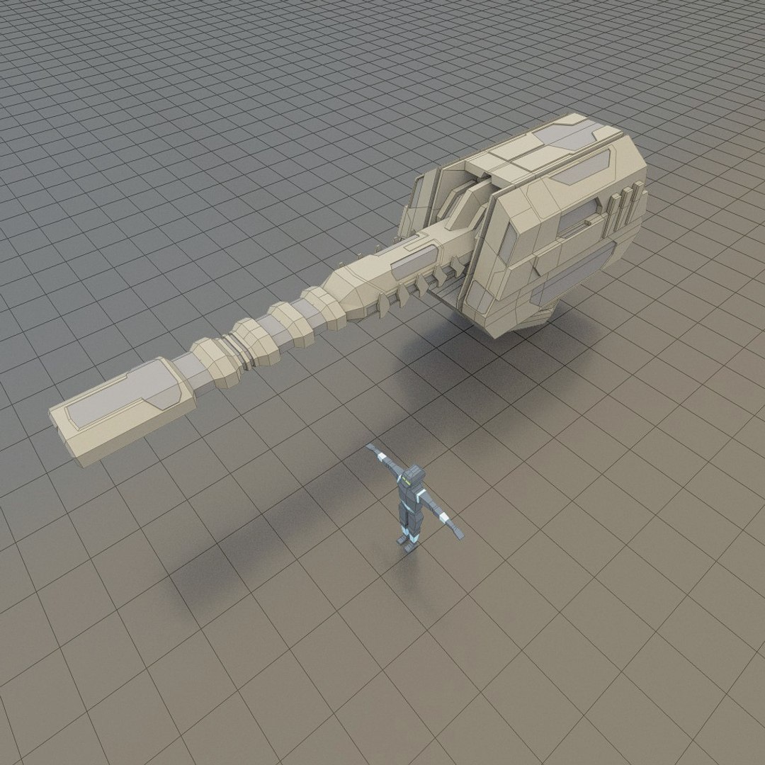 3d Energy Cannon