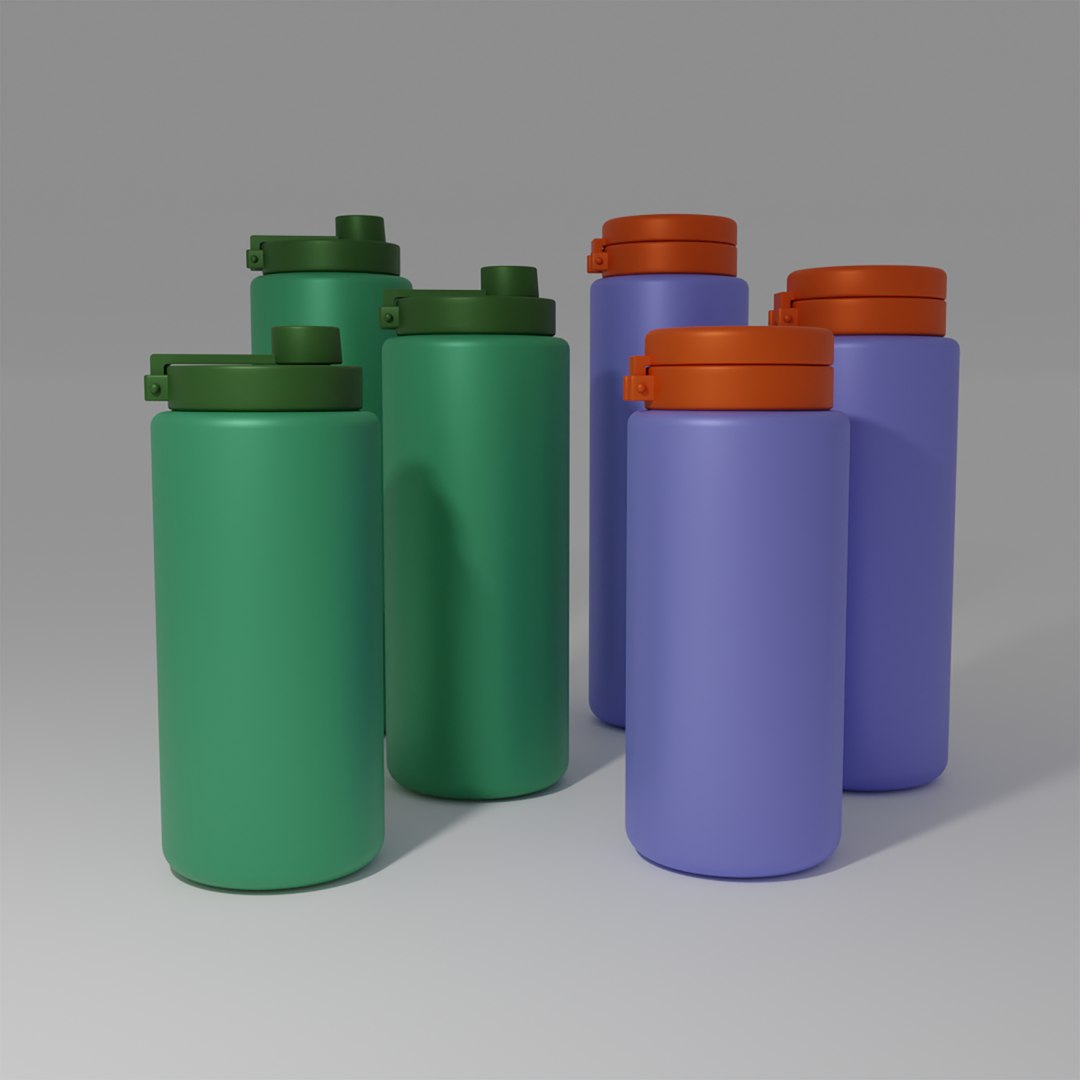 3D Insulated Water Bottle - TurboSquid 2205020