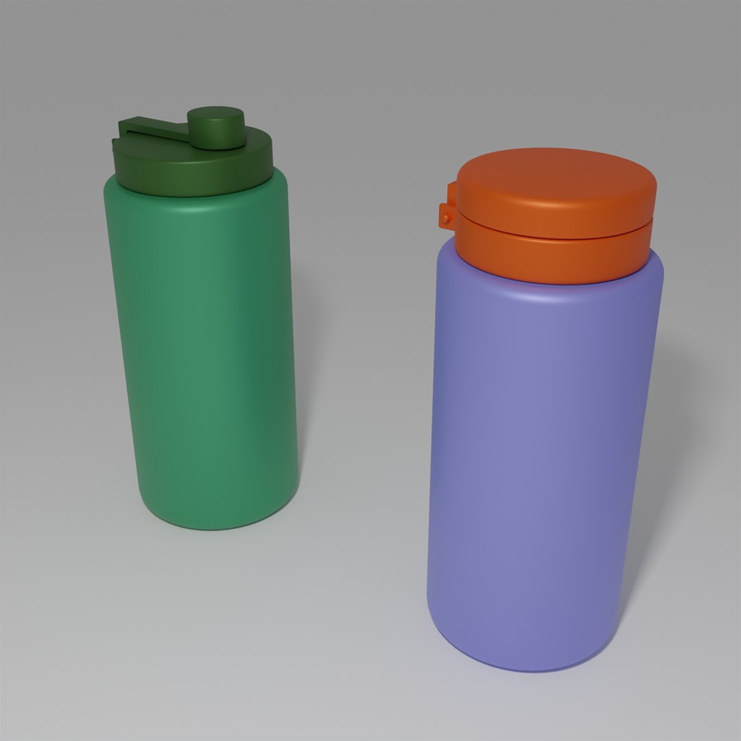 3D Insulated Water Bottle - TurboSquid 2205020