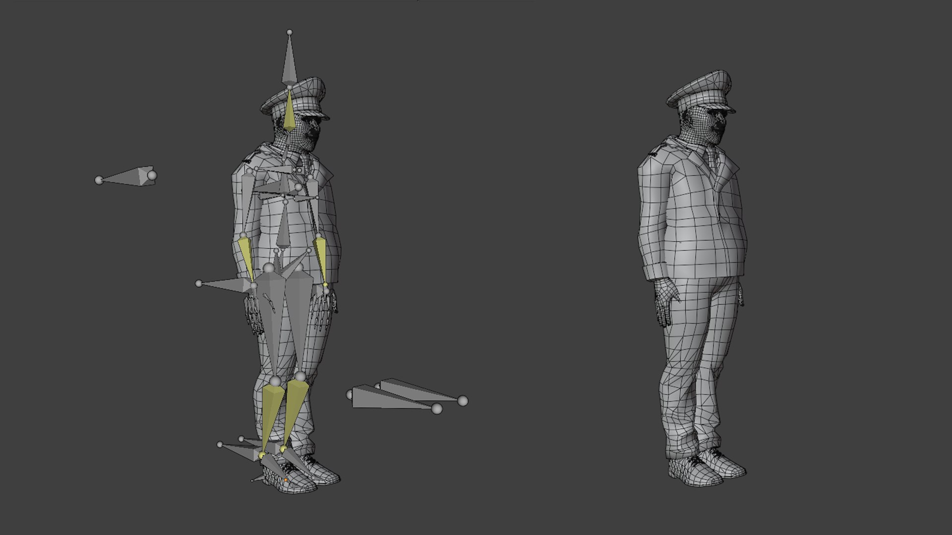 3D Rigged Soviet Marshall USSR WW2 Soldier Character - TurboSquid 2403034