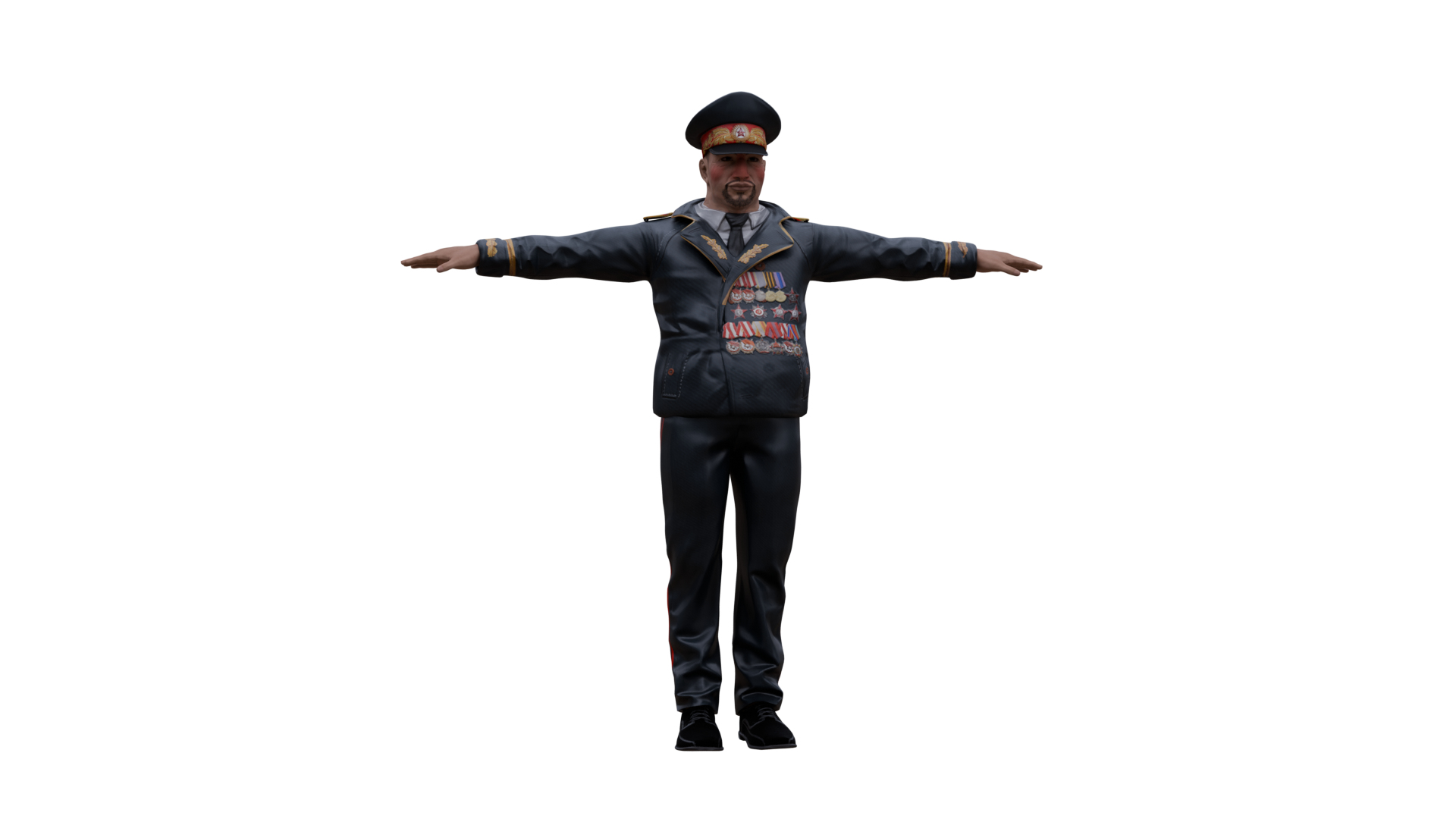 3D Rigged Soviet Marshall USSR WW2 Soldier Character - TurboSquid 2403034