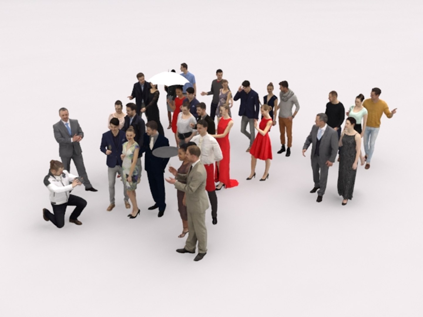 Scanned People Casual 3D Model - TurboSquid 1559314