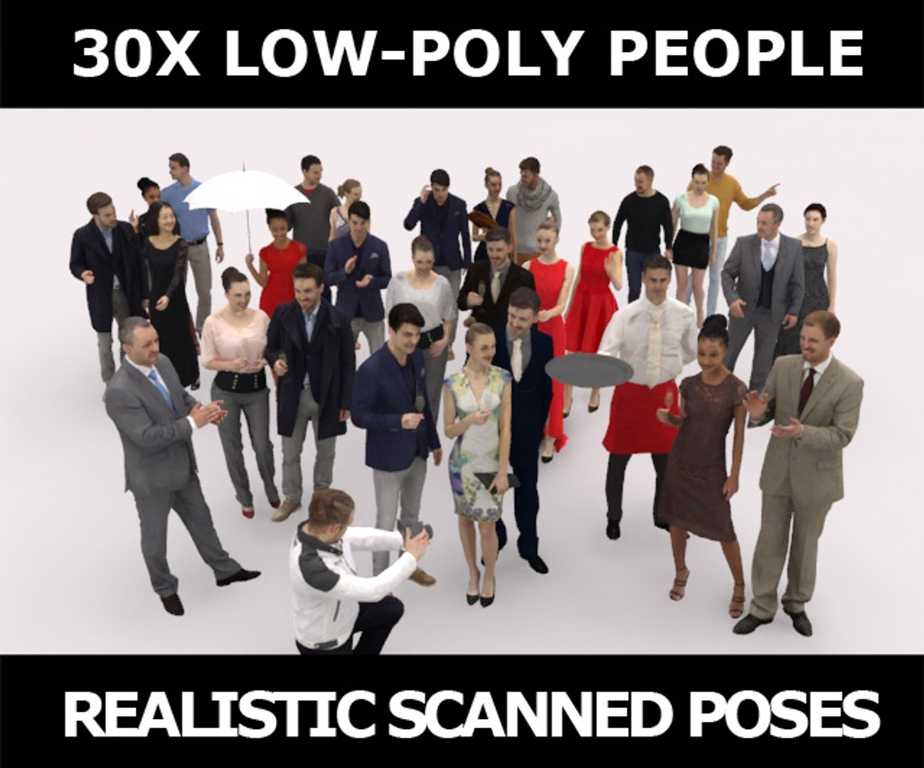 Scanned People Casual 3D Model - TurboSquid 1559314