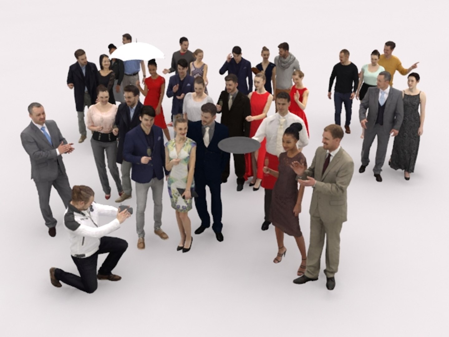 Scanned People Casual 3D Model - TurboSquid 1559314