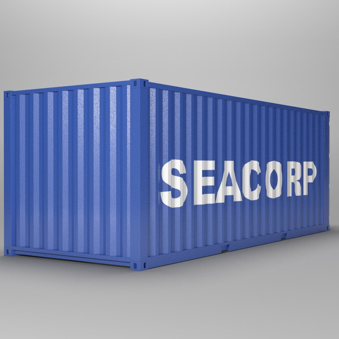 shipping container 3d model