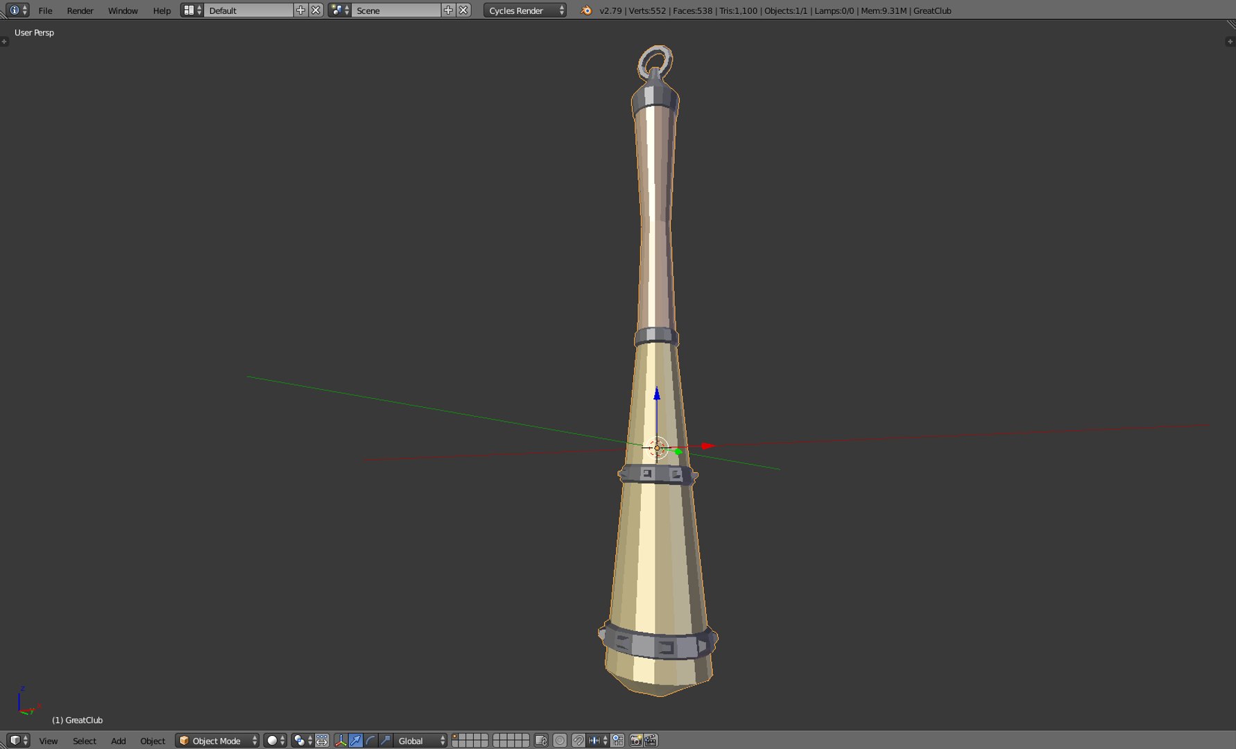 3D Model Kit 4 Blunt Weapons - TurboSquid 1264161