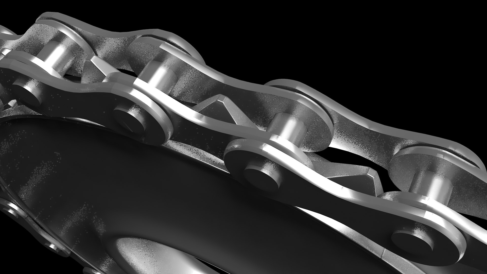 Chain And Sprocket Mechanism Model - TurboSquid 2073197