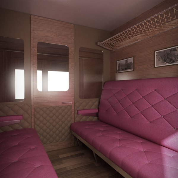 Old Train Interior With Compartments 03 3D 모델 - TurboSquid 1902686