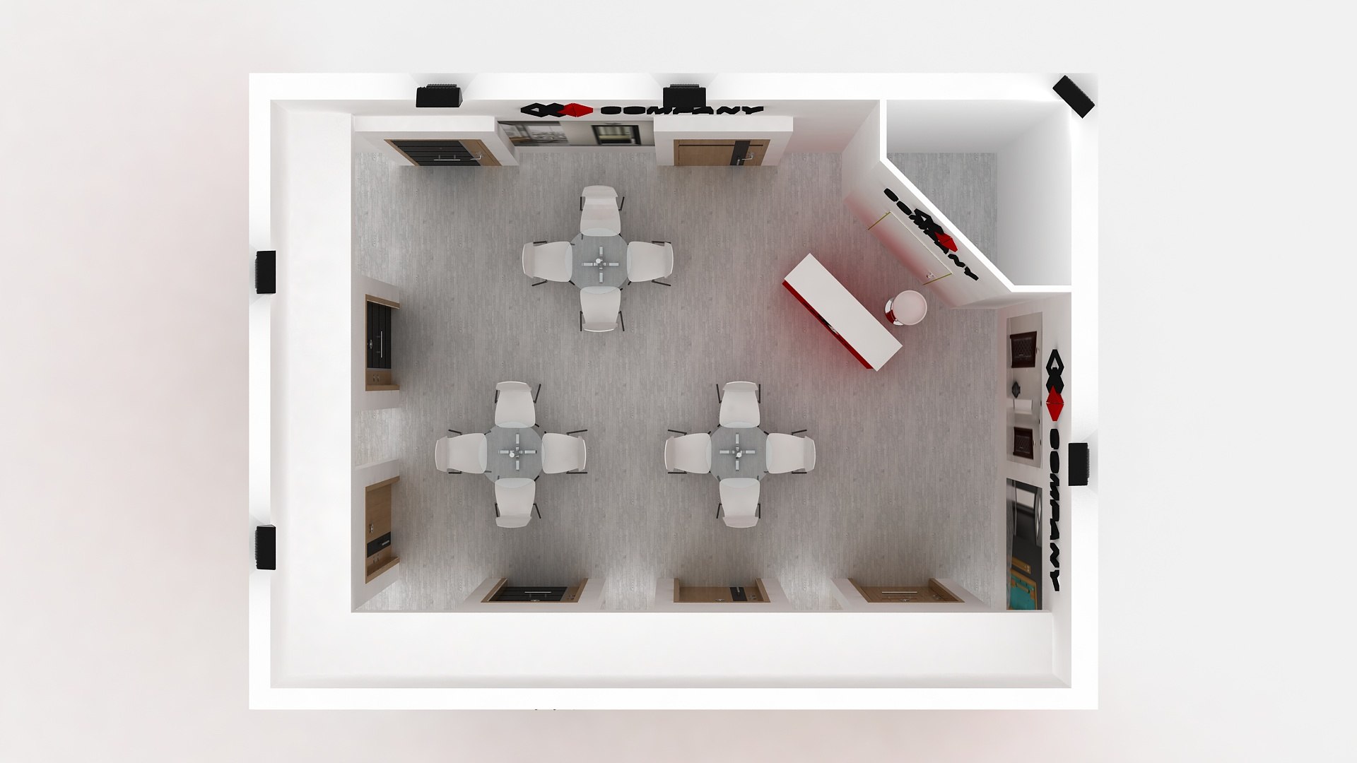 3D Model Exhibition Stand 6x8 - TurboSquid 2110112