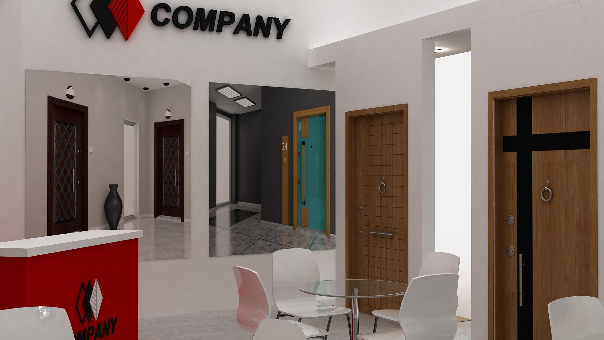 3D Model Exhibition Stand 6x8 - TurboSquid 2110112