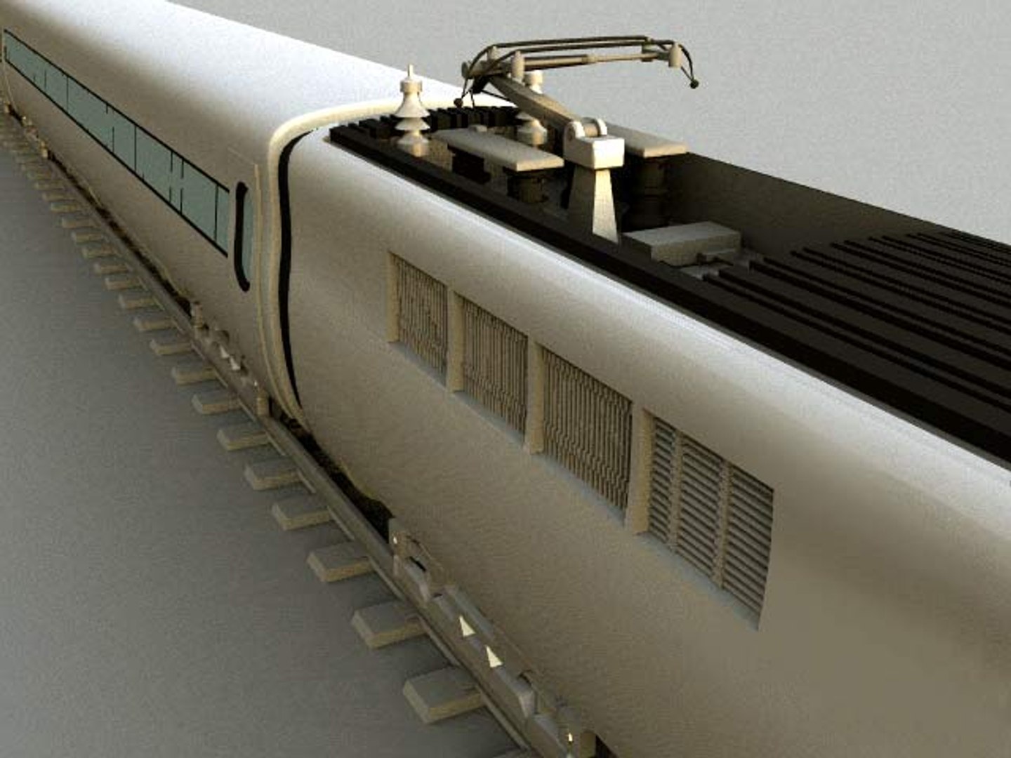 3ds Max Ice Train