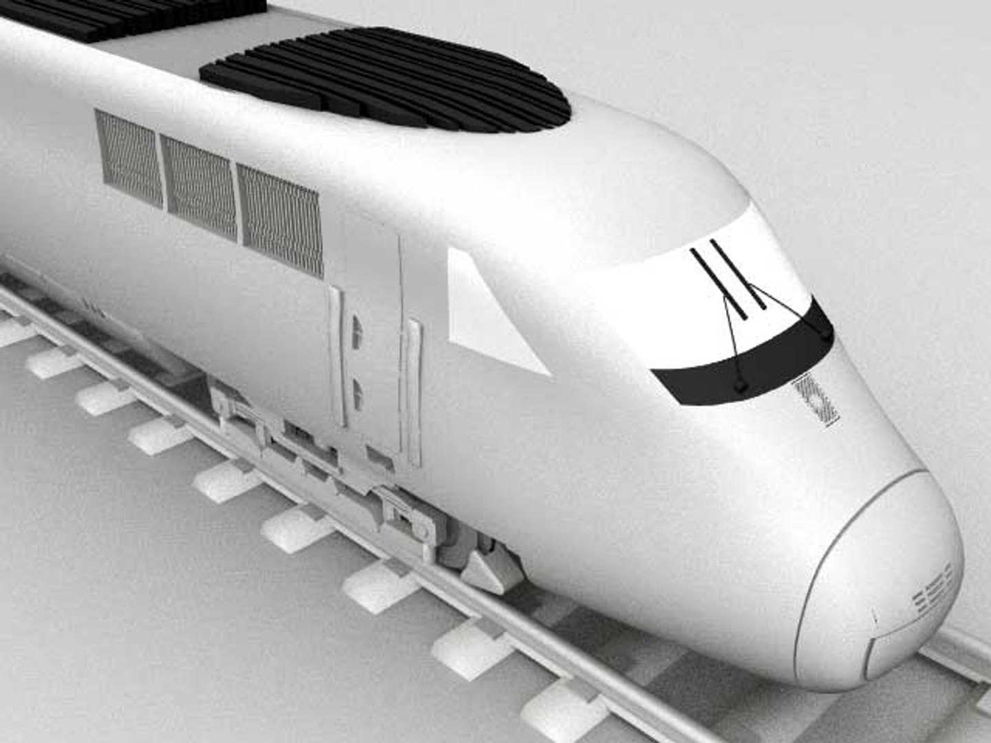3ds Max Ice Train