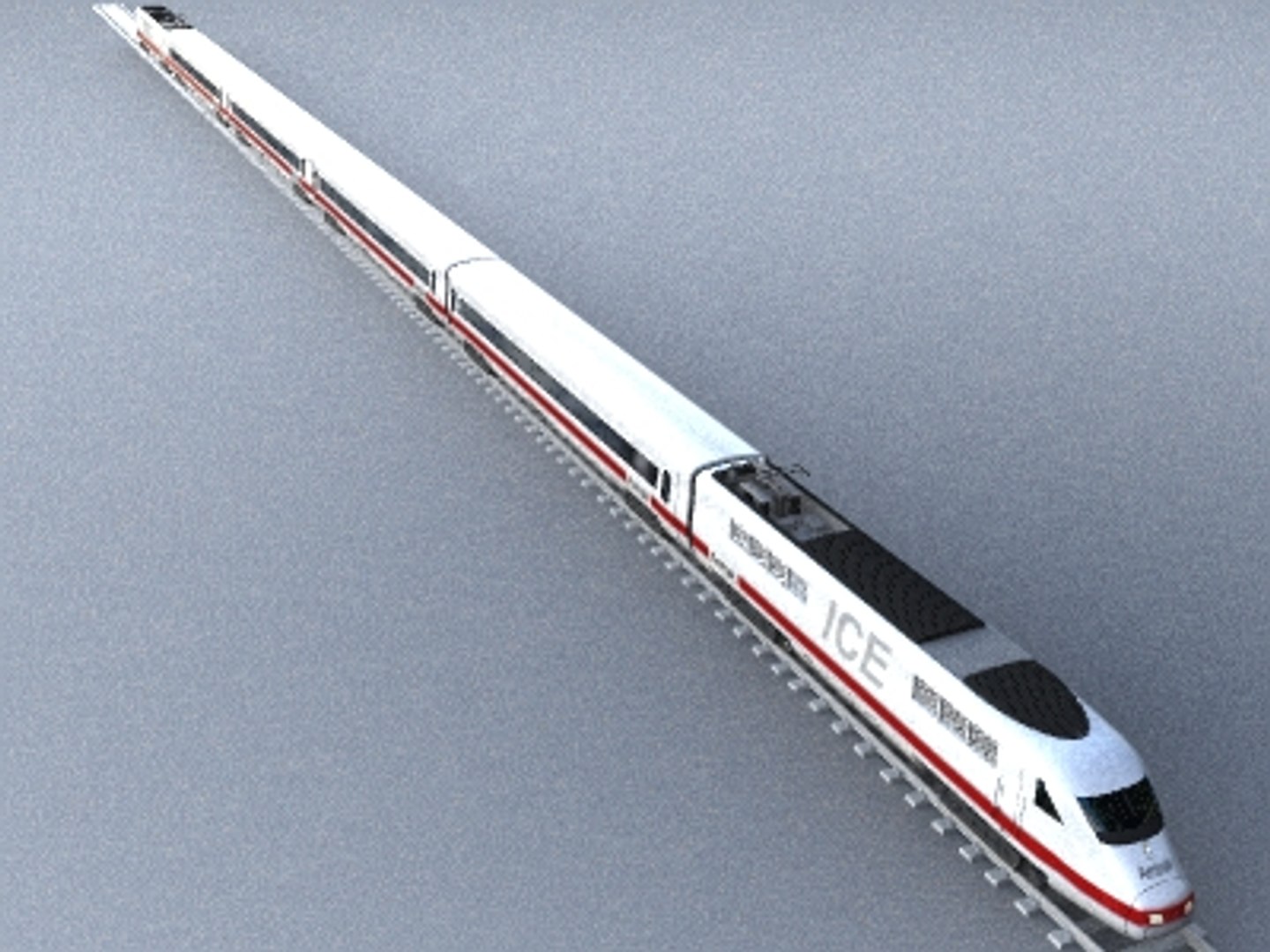 3ds Max Ice Train
