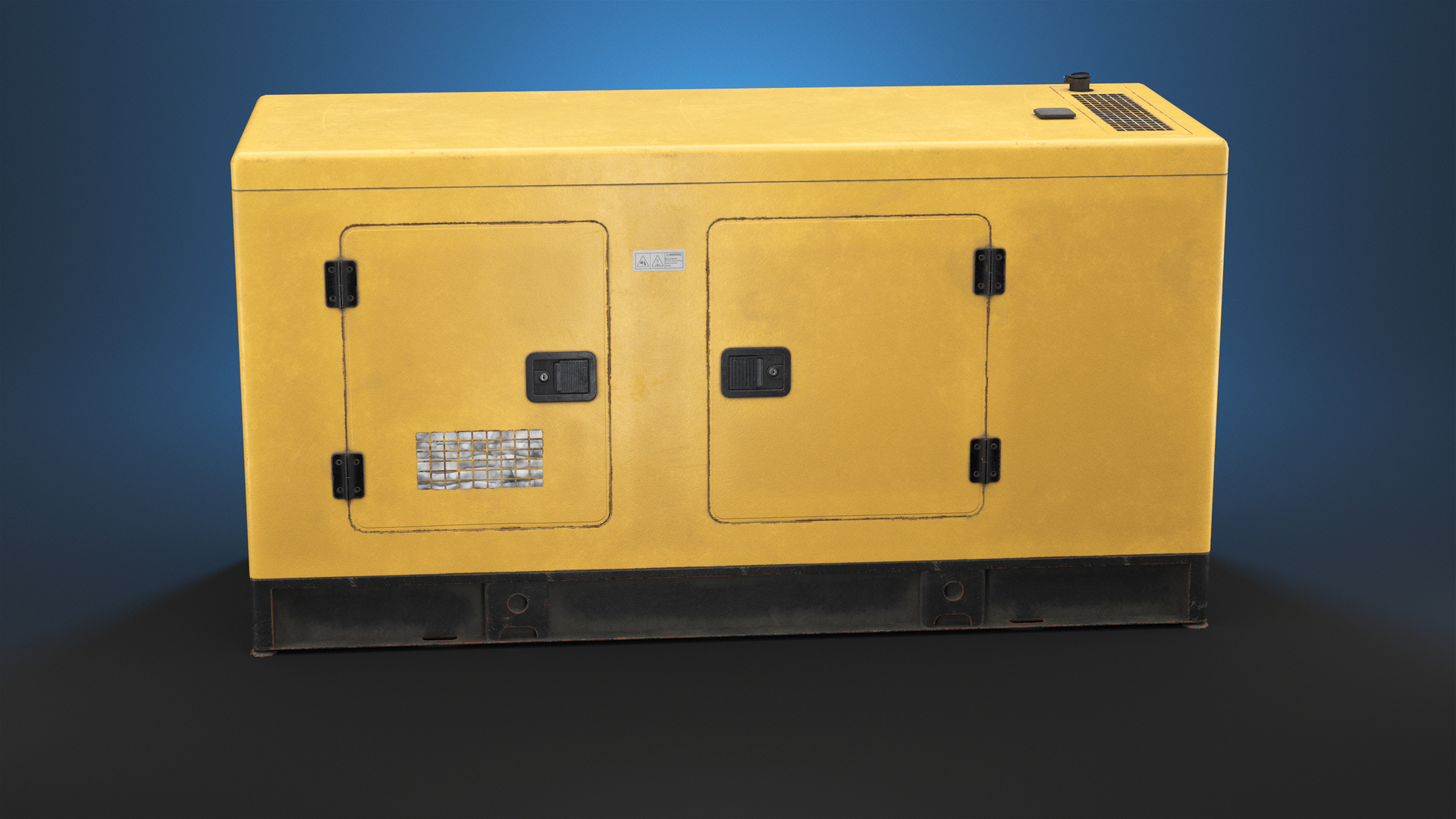 modelo 3d Generador Diesel Hight y Low Poly PBR - TurboSquid 1955090