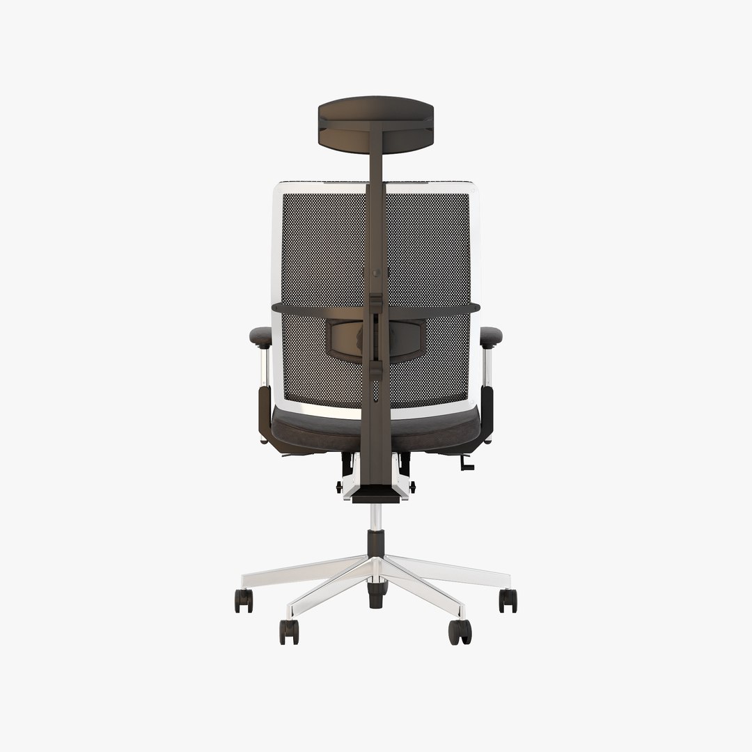 3d Model Of Realistic Mesh Chair
