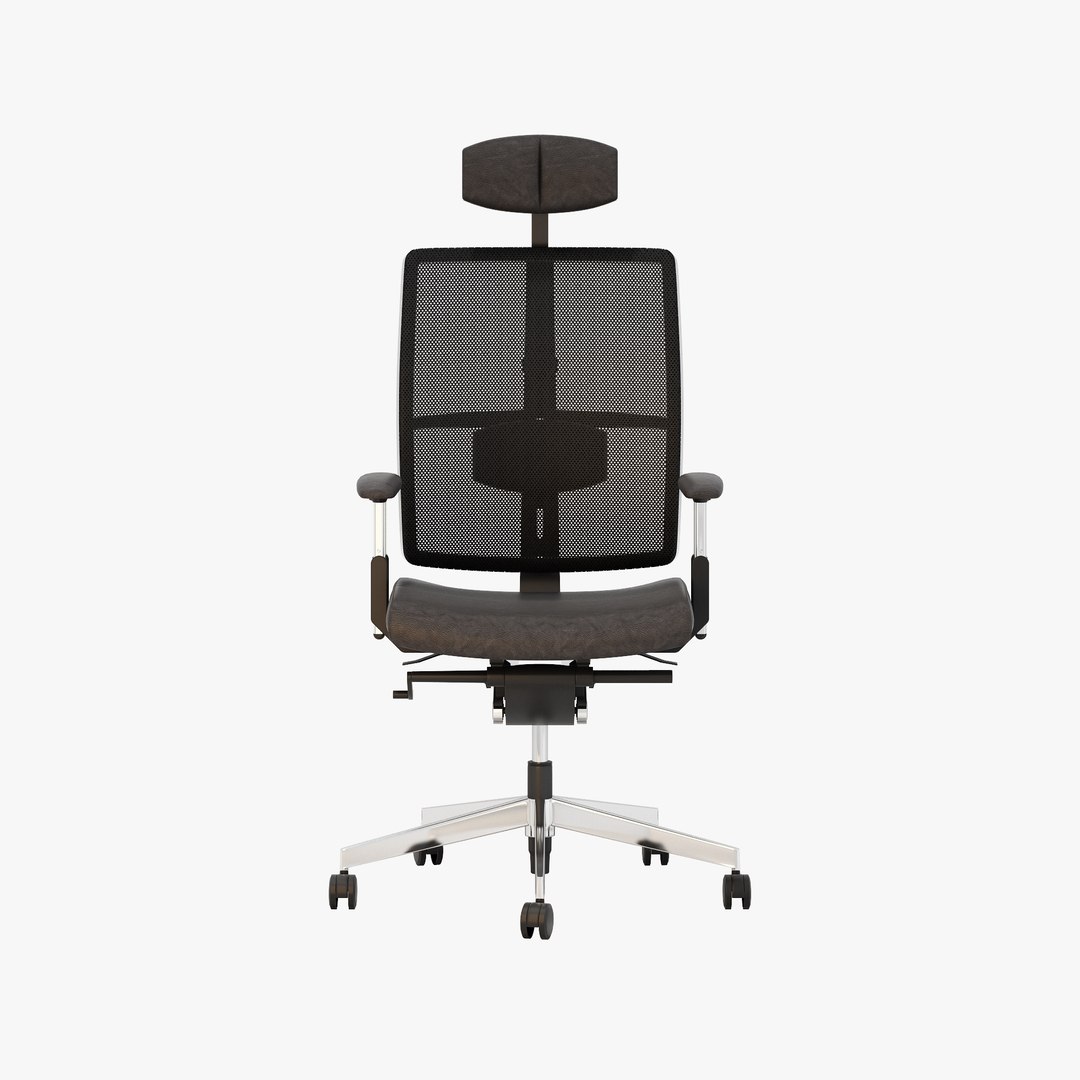 3d Model Of Realistic Mesh Chair