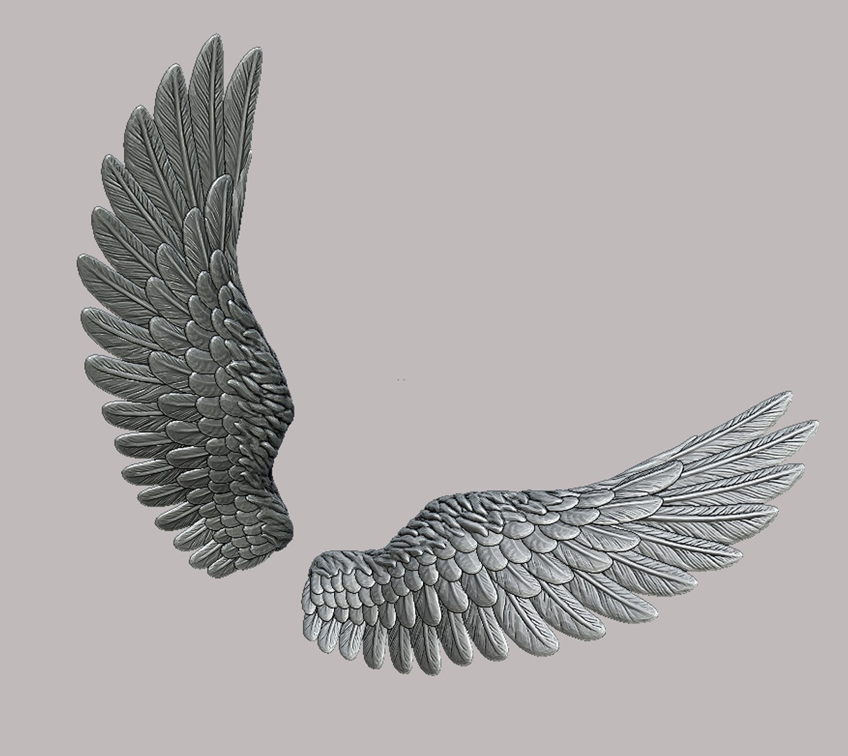 3D Wings Jewelry - TurboSquid 1607404