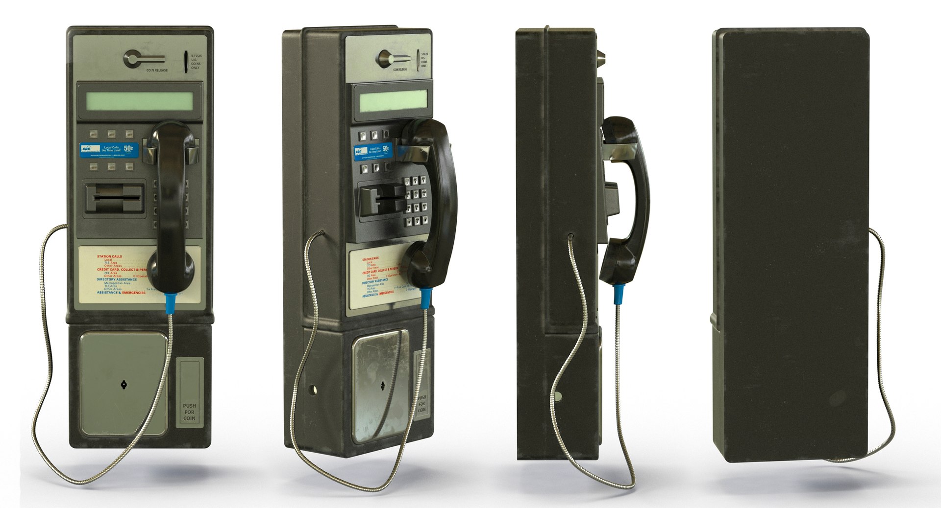 3d pay phone payphone