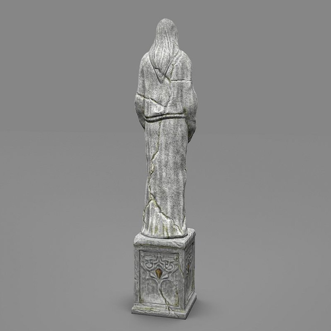stone statue 3d model