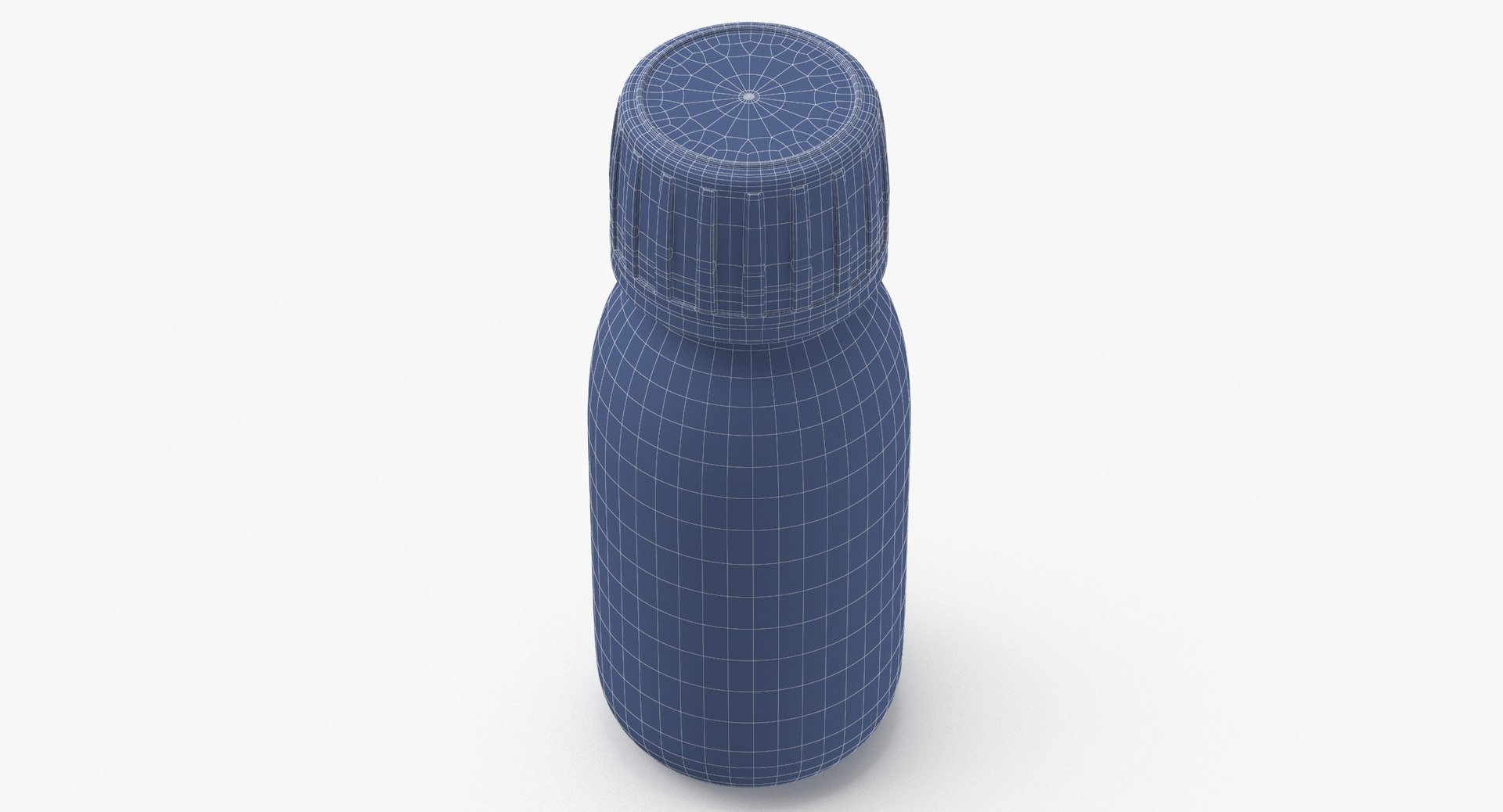 3D Model Glass Syrup Bottle 60ml - TurboSquid 2019645