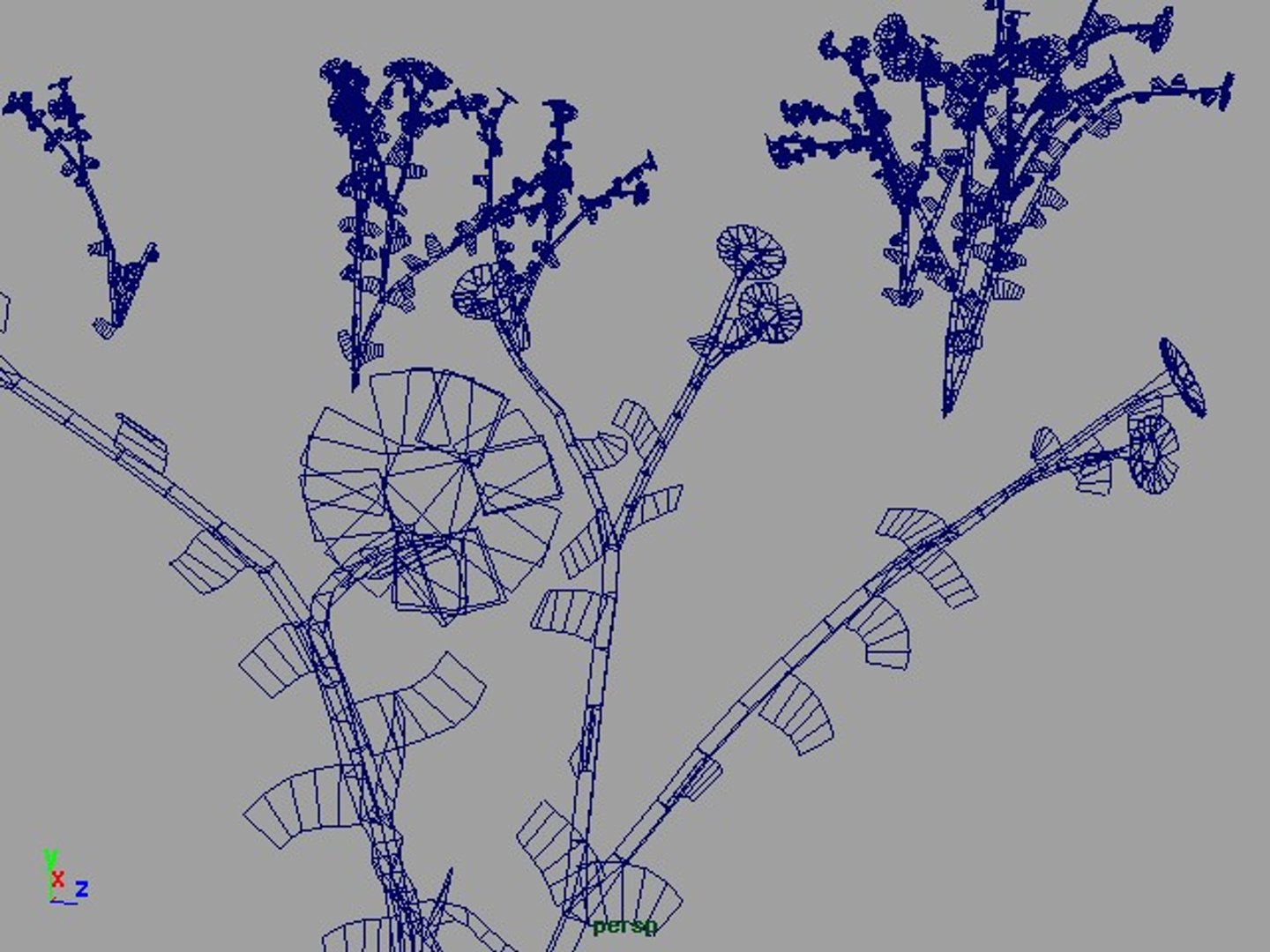 3ds Max Set Daisy Flowers