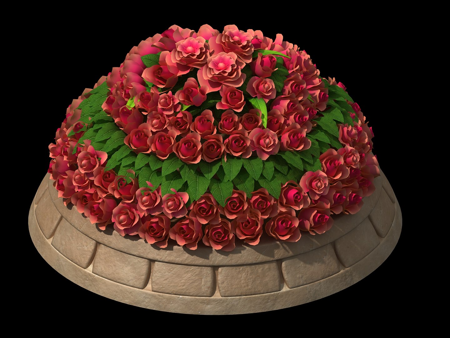 3D Urban Architecture - Flower Garden Model - TurboSquid 1448452