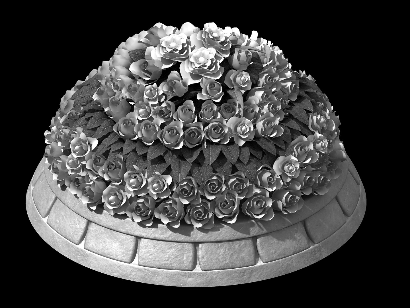 3D Urban Architecture - Flower Garden Model - TurboSquid 1448452