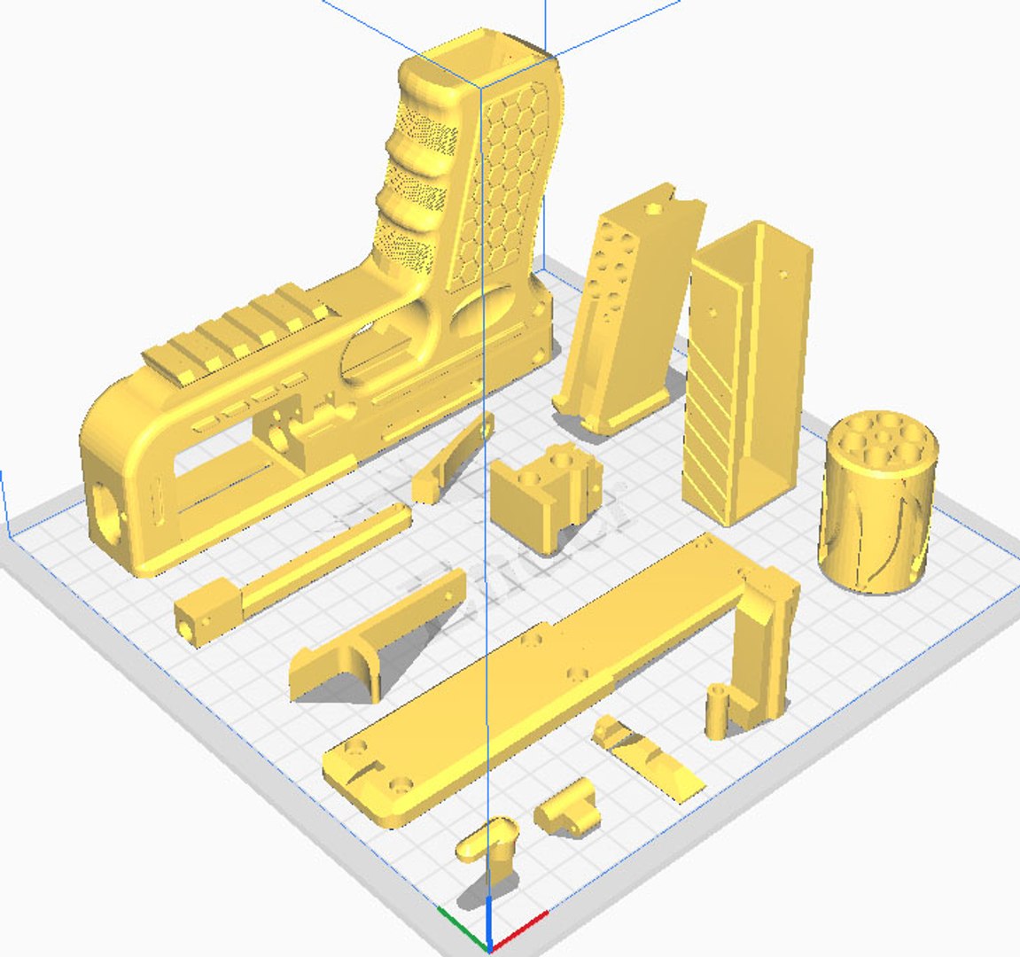 3D The Revo Pistol Hybrid Gun RPH 22 - TurboSquid 2225497