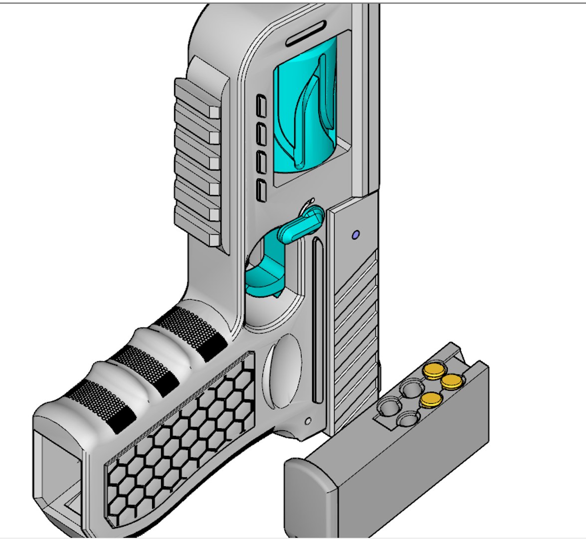 3D The Revo Pistol Hybrid Gun RPH 22 - TurboSquid 2225497