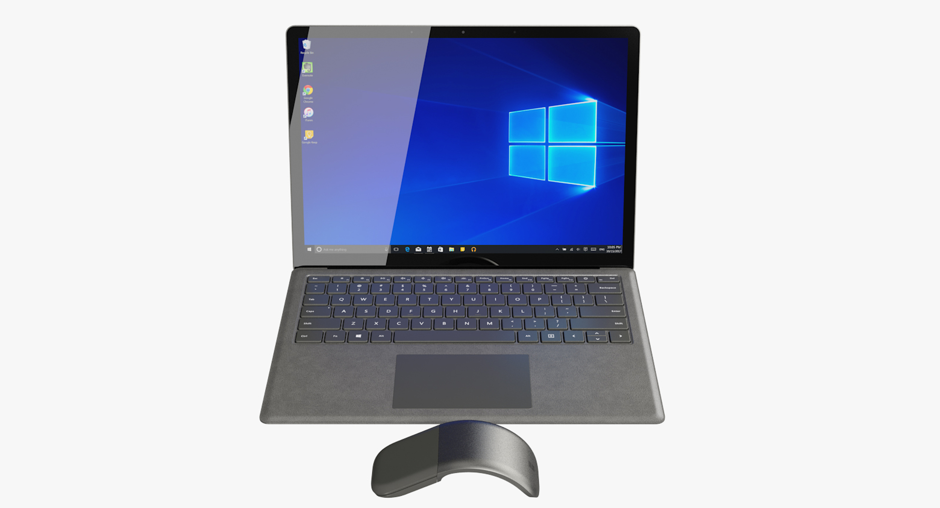 3D Realistic Microsoft Surface Laptop Model - TurboSquid 1158548