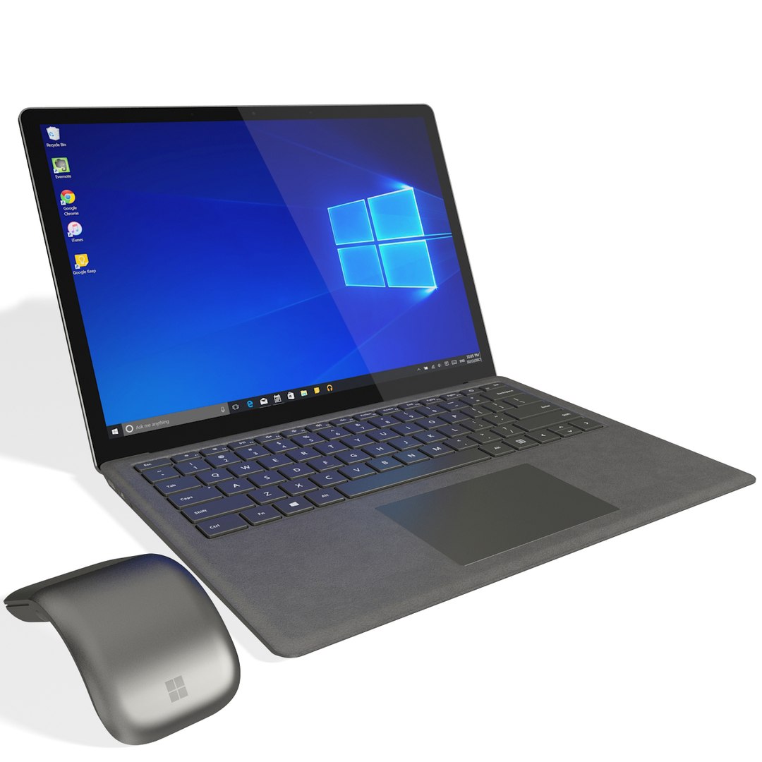 3D Realistic Microsoft Surface Laptop Model - TurboSquid 1158548
