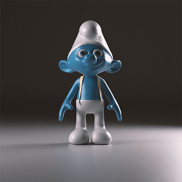 smurfs 3d obj