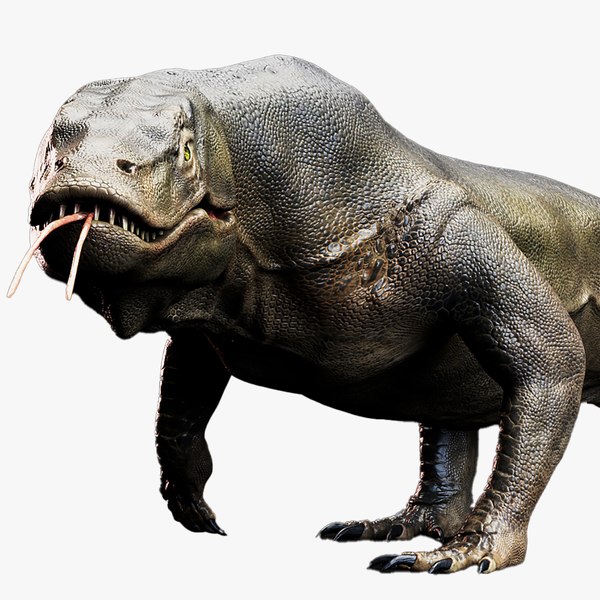 modèle 3D de Projet Unreal Engine de créature - reptile Megalania ...
