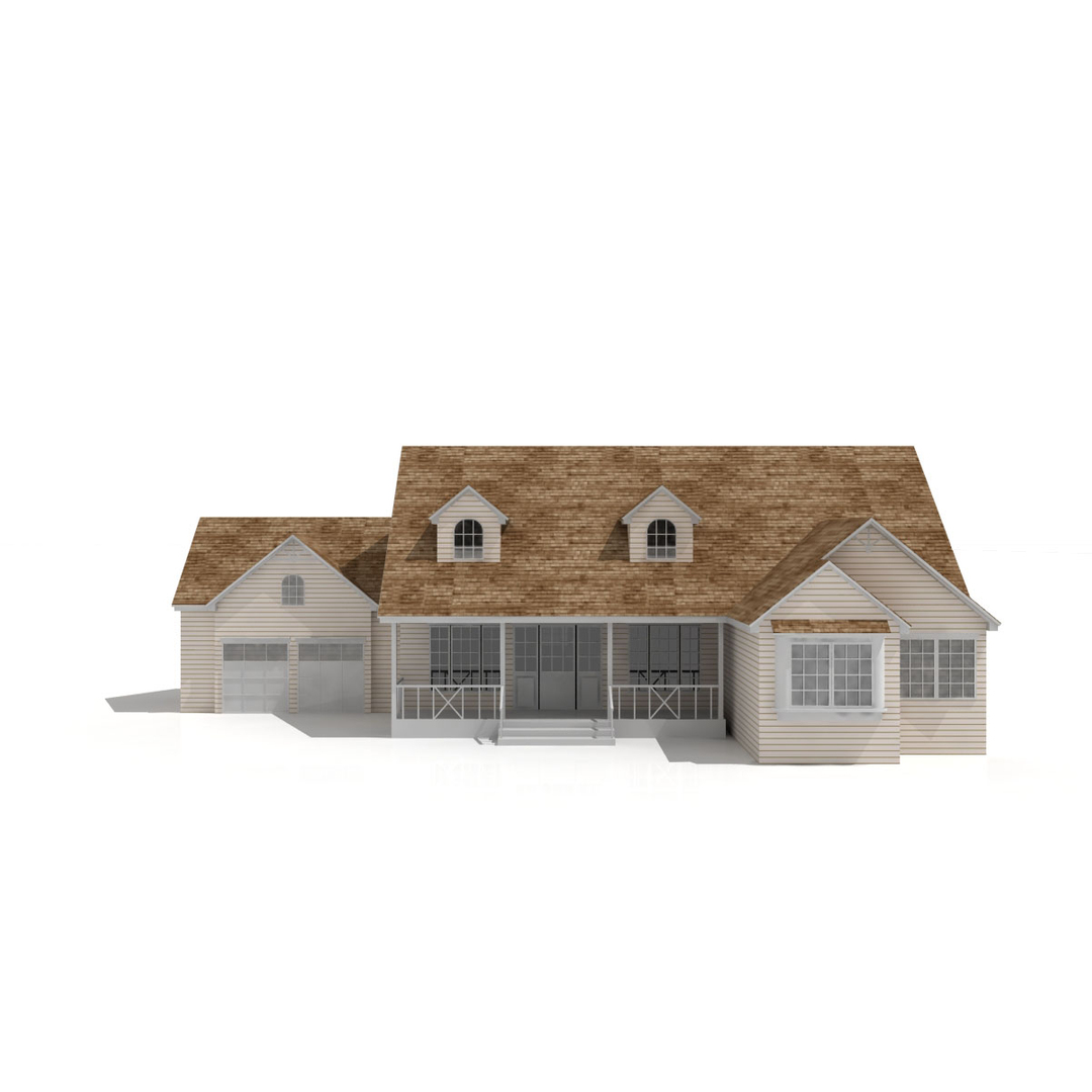 3d Model Of Residential House - Chalet