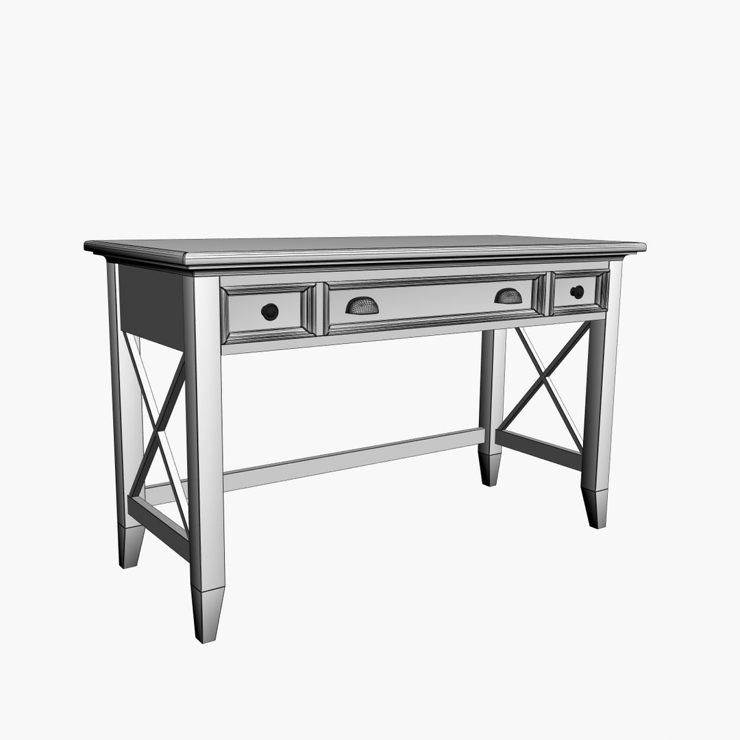 3d Model Wetherly Writing Desk