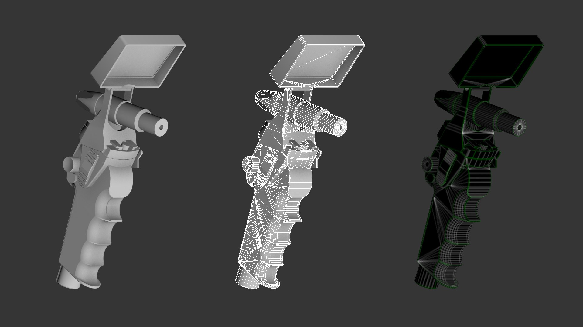 Sci-fi Hand Welder 3D Model - TurboSquid 1691568