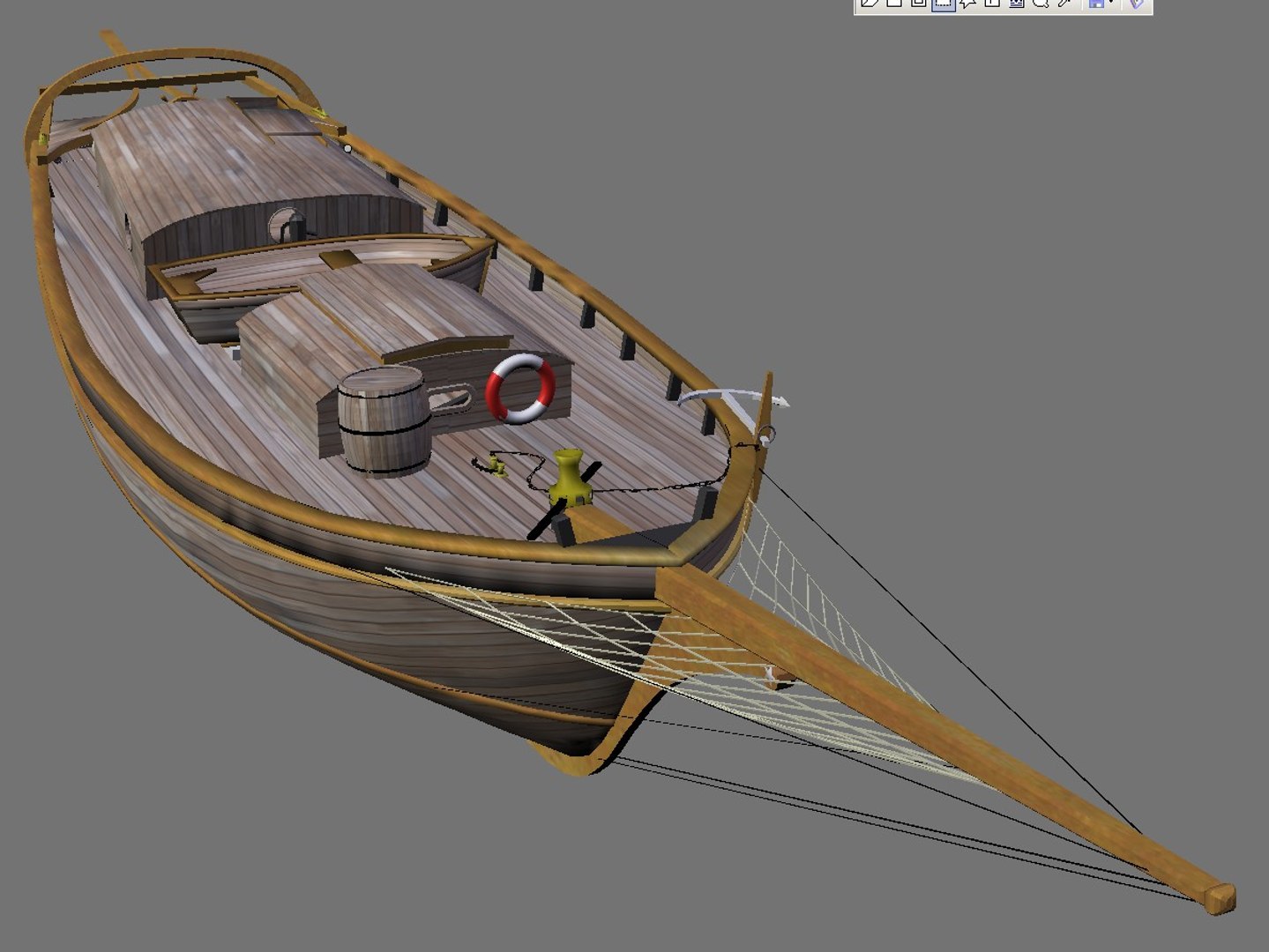 Joshua Slocum Spray Sloop 3d Model