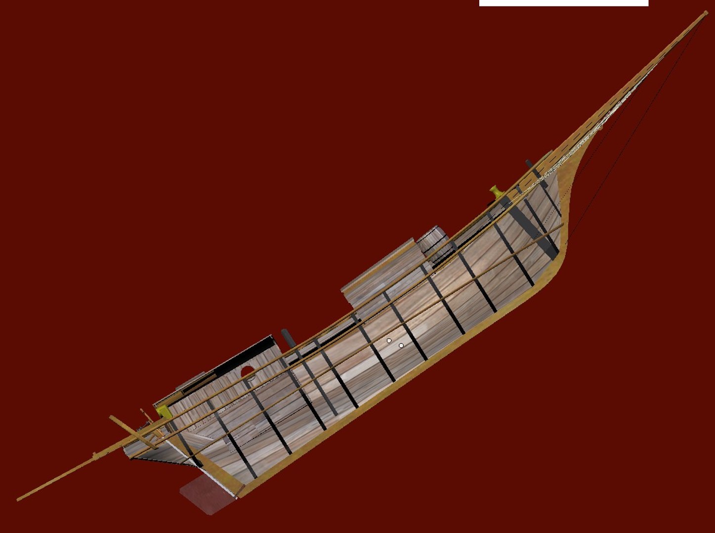 Joshua Slocum Spray Sloop 3d Model