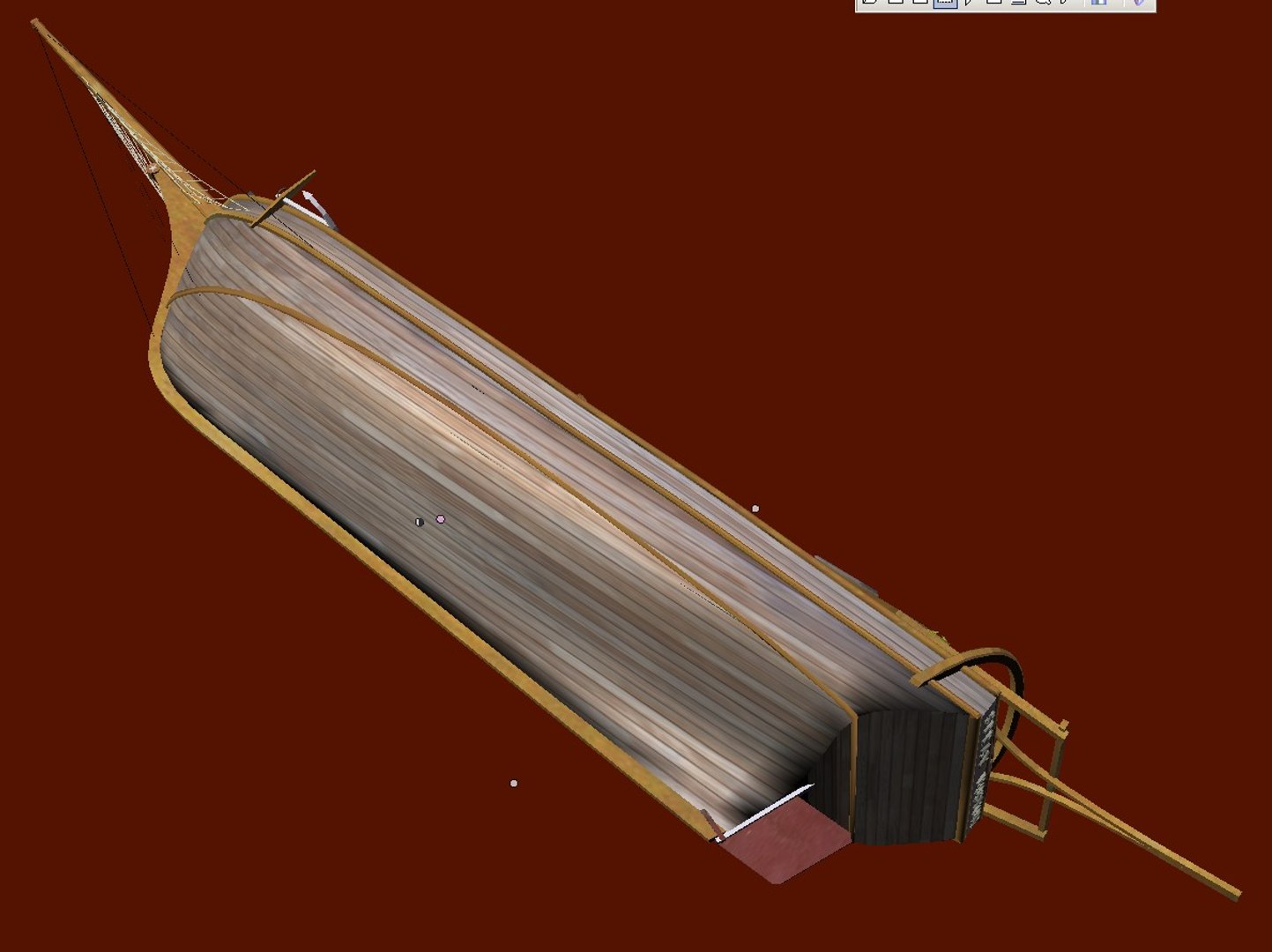 joshua slocum spray sloop 3d model