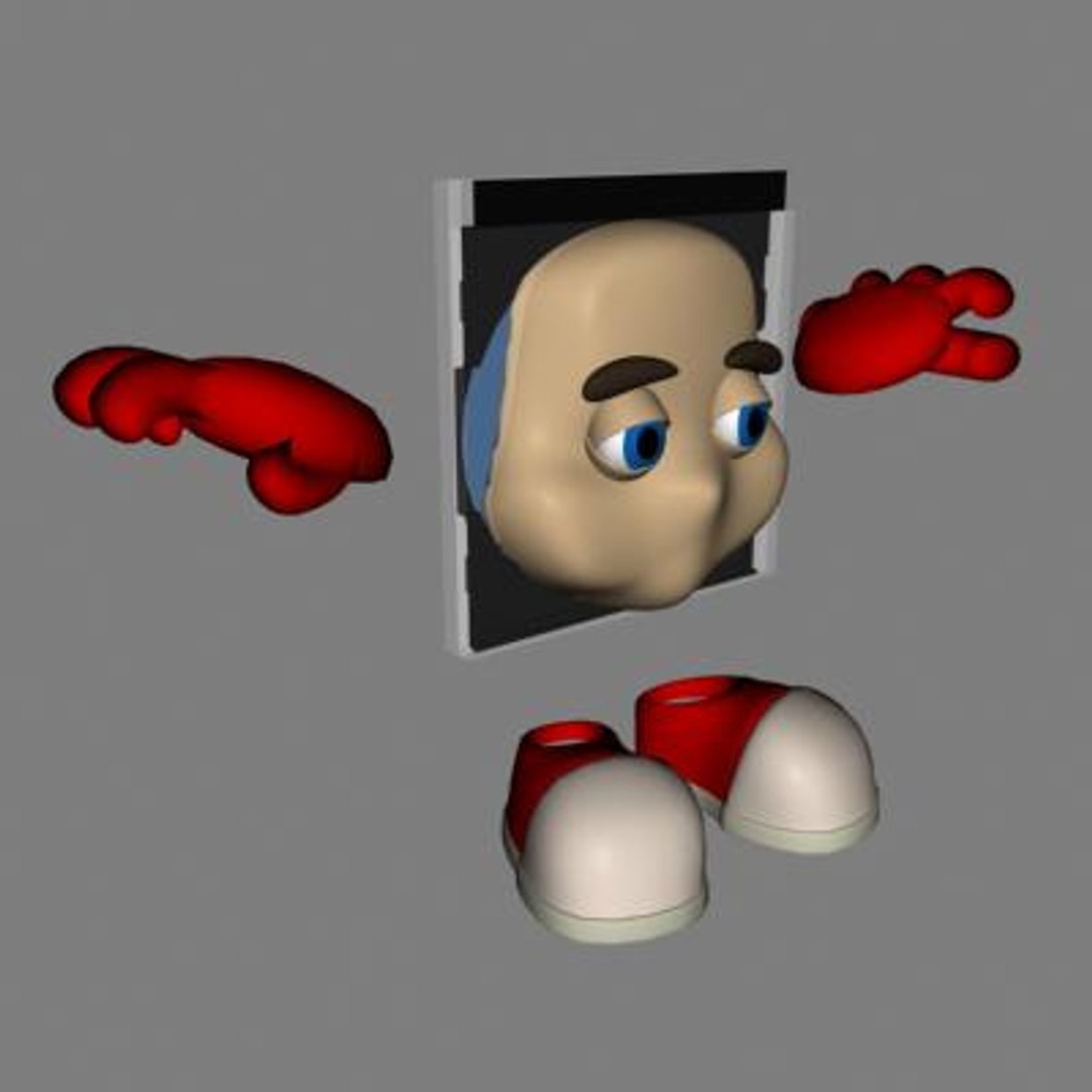 Cartoon Character 3d 3ds