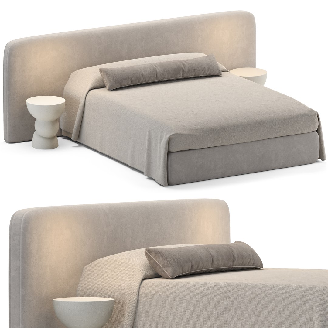 modelo 3d Cama Zara Home 03 - TurboSquid 2182225