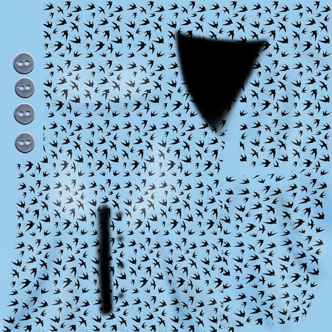 3D Tulip Back Tank Top - TurboSquid 1841058