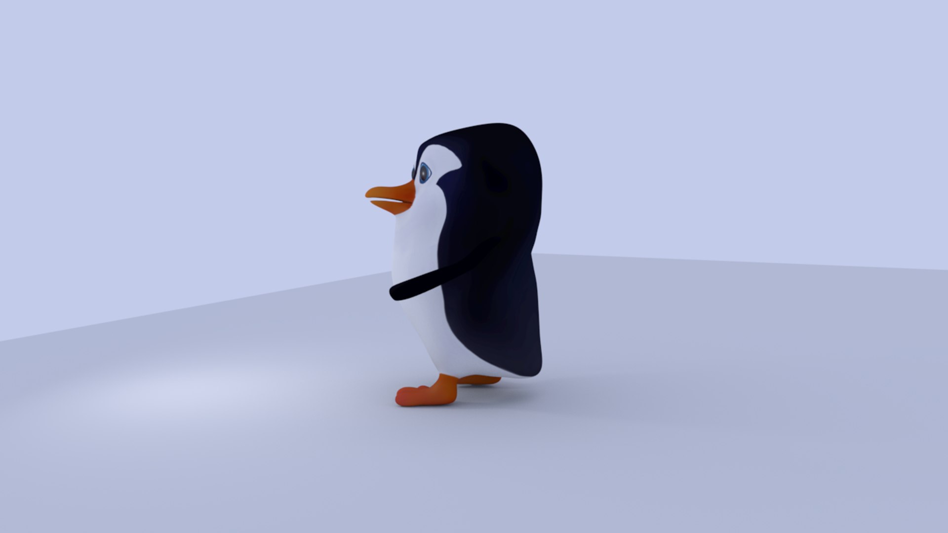 Cartoon Rigged Penguin 3D Model - TurboSquid 1362671