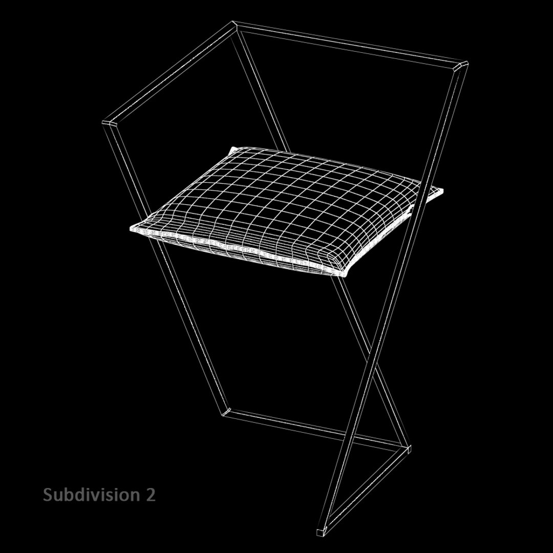 Z Chair Unity Low-poly 3D Model - TurboSquid 1283342