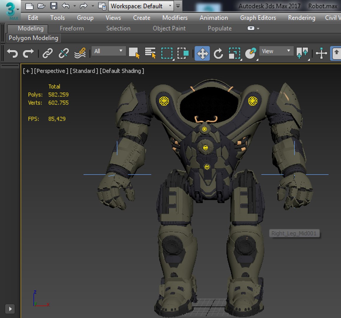 Robot Armor 3D - TurboSquid 1366873