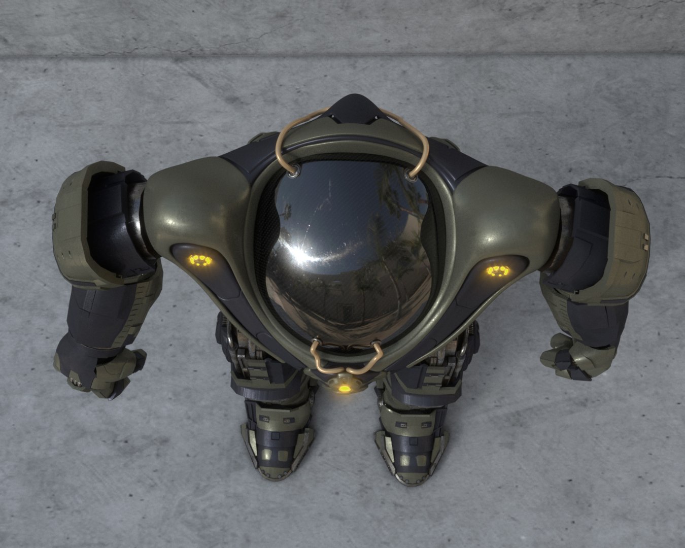 Robot Armor 3D - TurboSquid 1366873