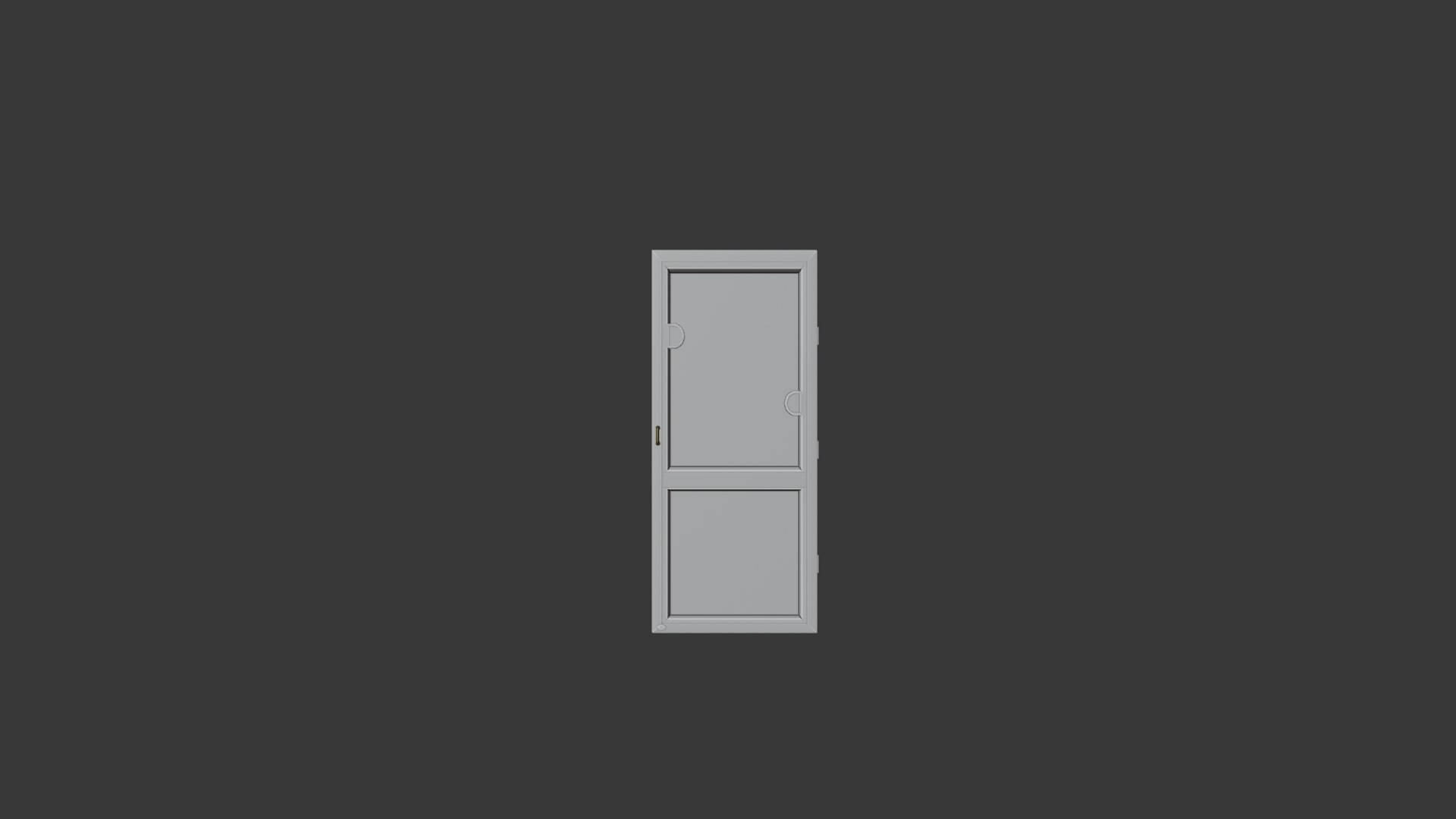 3D Simple Glass Door - TurboSquid 2286744