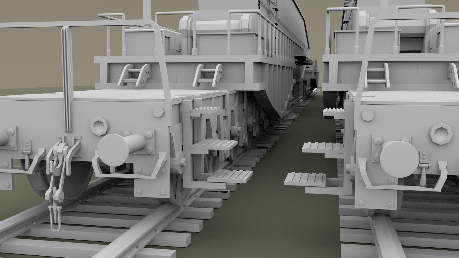 3d model railway gun 800mm gustav
